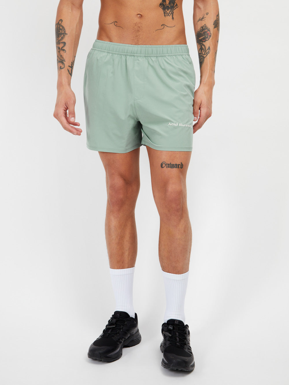 Men's Hybrid Shorts 2.0 - Iced Green – Acid Running